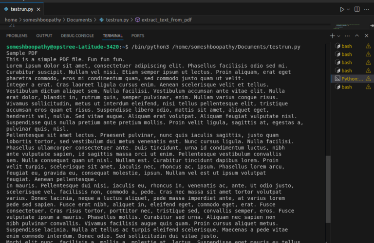 Extract Text from PDF using PyMuPDF (fitz) - DEVOPS DONE RIGHT.
